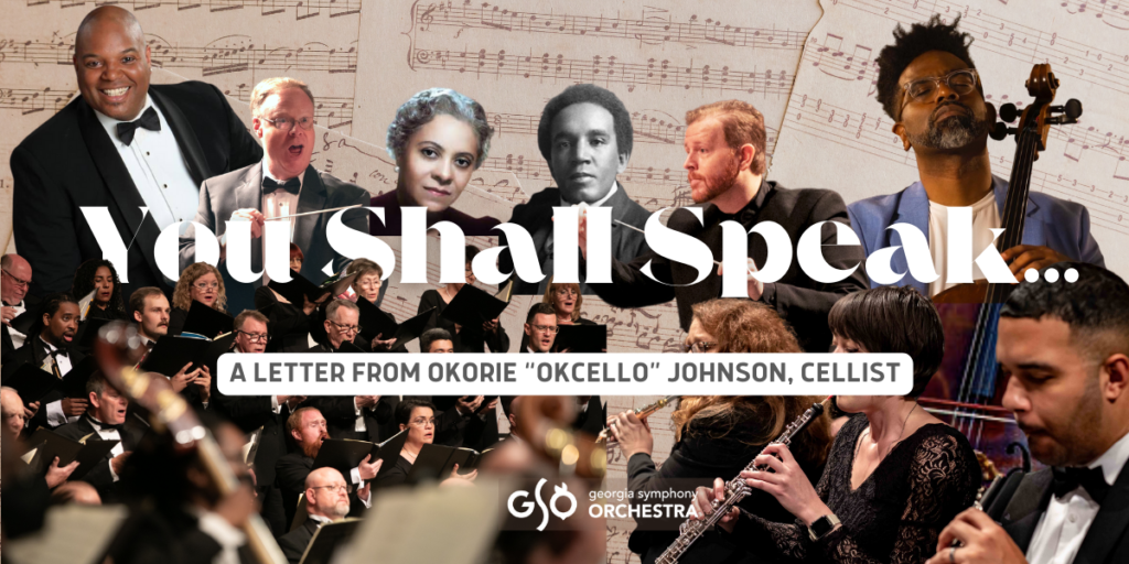 You Shall Speak: A Letter from Okorie “OkCello” Johnson | Georgia ...
