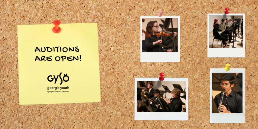 GYSO 2023-2024 Season Auditions Are Open | Georgia Symphony Orchestra ...
